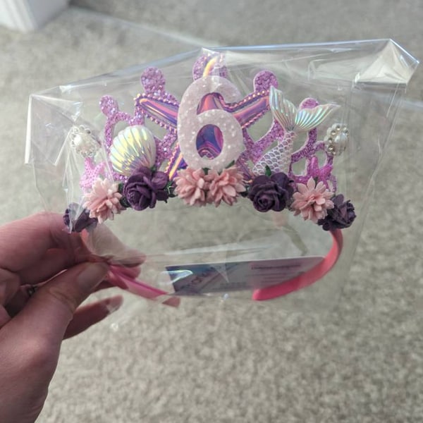 Mermaid Tiara, Mermaid Crown, Mermaid Birthday, Child’s Birthday Tiara ...