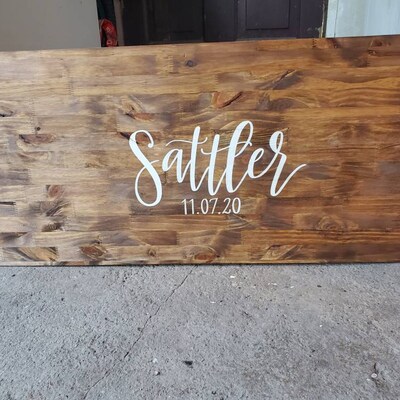 Sale Alternative Guest Book // Wood Guest Board // Wedding Sign in ...