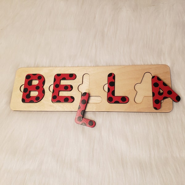 Custom Name Puzzle SVG Laser File Generator - Etsy