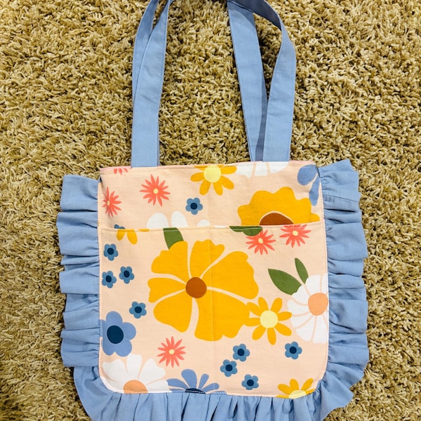 Ruffled Tote Bag Sewing Pattern: Kids Sizes (PDF Pattern) - Etsy