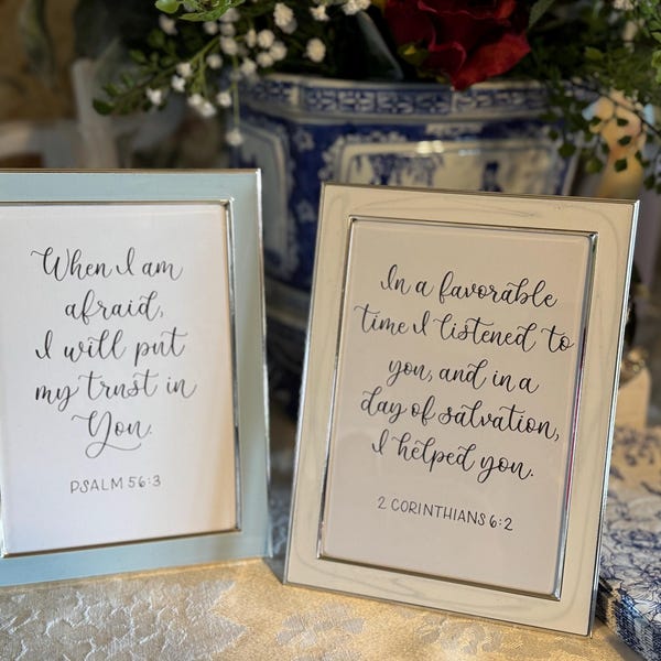 Custom Handwritten Calligraphy Print, Love Letter, Scripture Verse - Etsy