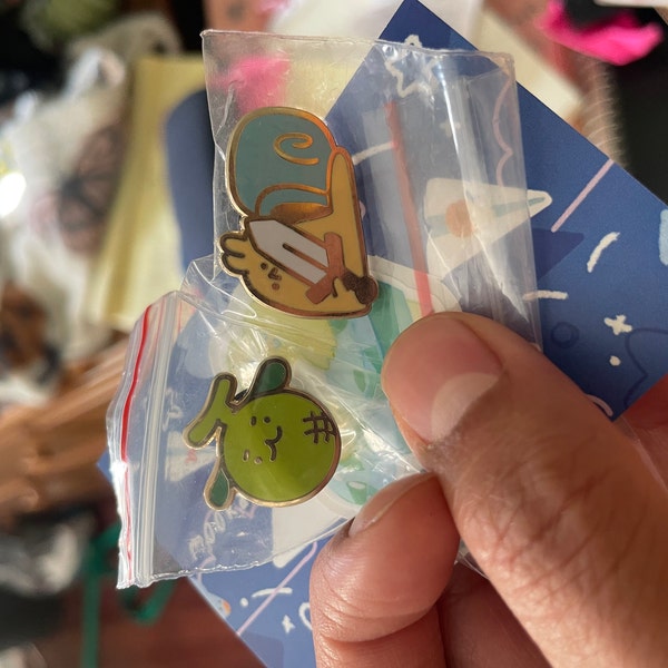 Melon Dog Mini Enamel Pin - Etsy