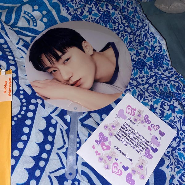 Ateez "golden HOUR : Part.1" Non-transparent Fan / Picket / Image ...