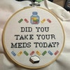 Medical Cross Stitch Pattern Hospital Needlepoint Public Health Cross ...