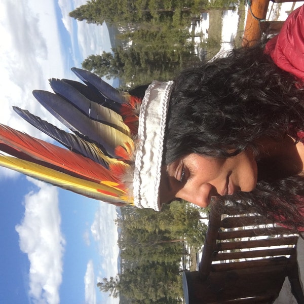 33” Waist /hips Natural Organic Wild Palm Leaves, Indigenous Handmade ...