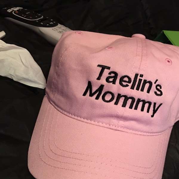 Light Pink Dad Hat Custom Embroidered Baseball Cap, Your Own ...