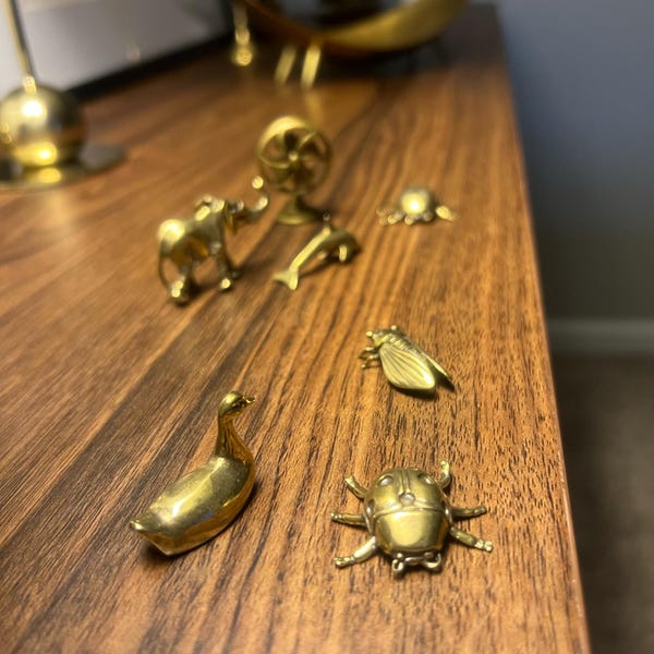 Brass Zebra Figurine - Etsy