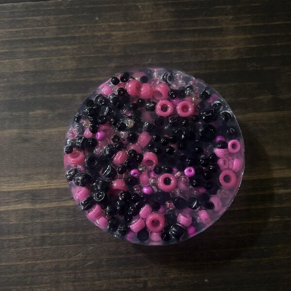 Bead Mix Color Pick Pad - Fidget Pick Toy - 3" Round Pick Pad - Pick ...