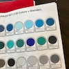 CALIART 121 Color Alcohol Brush Marker Set Swatch Chart- Prefilled ...