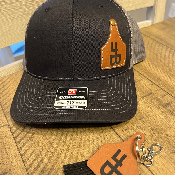 Customizable Cow Tag Hat | Adult Cattle Tag Cap | Richardson 112 or ...