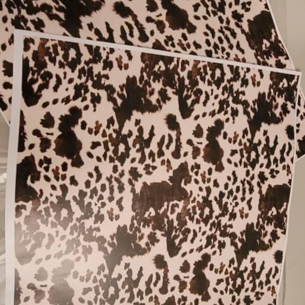 Cowhide Small Patterned Vinyl - Etsy