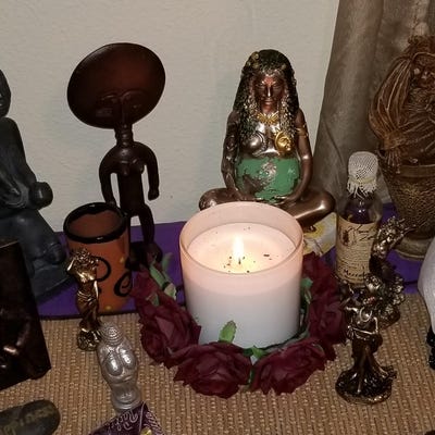 Hand of Protection Relic, Hamsa With LED Tea Light - Etsy