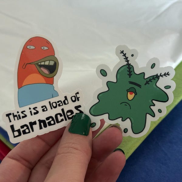 This is A Load of Barnacles Sticker, Waterproof Sticker, Laptop Sticker ...