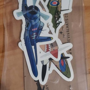 WWII USA Squadron Insignia Sticker Pack - Etsy