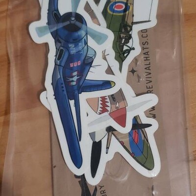 WWII USA Squadron Insignia Sticker Pack - Etsy