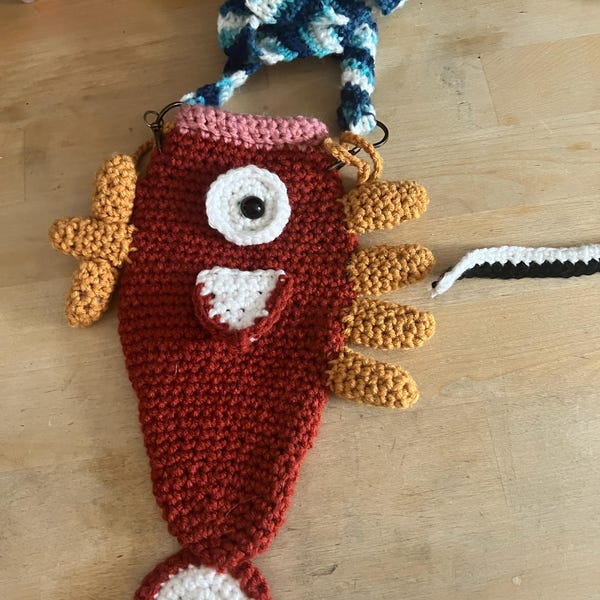 PDF Useful Fish Bag Crochet Pattern - Etsy