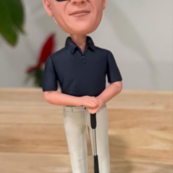Custom Golf Bobblehead Personalized Golfer Doll, Present for Him or ...