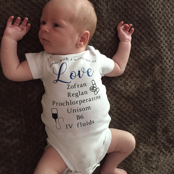 Hyperemesis Gravidarum, HG Awareness, Made With Love, Custom Baby ...