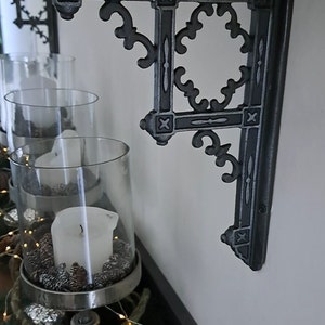 PAIR of Cast Iron Rustic Vintage Victorian Retro Door Knob Hook Shabby ...