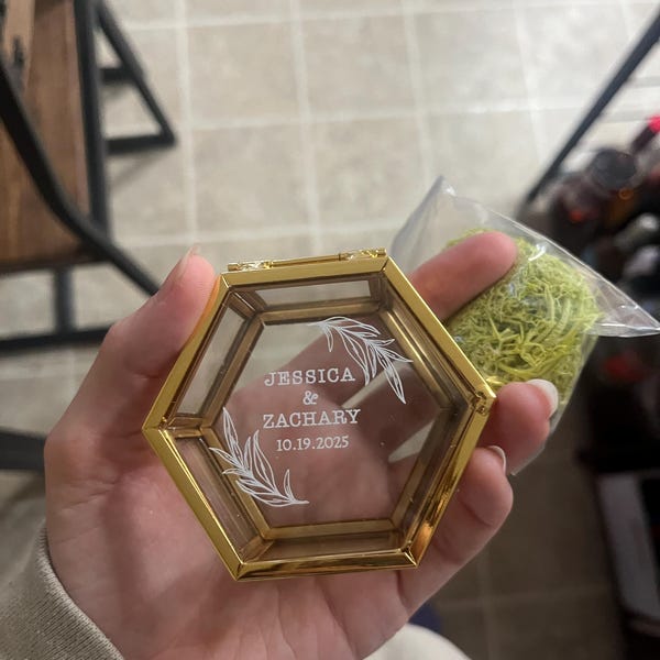 Gold Glass Scan to Bless QR Sign - Scannable Acrylic Sign, Wedding ...