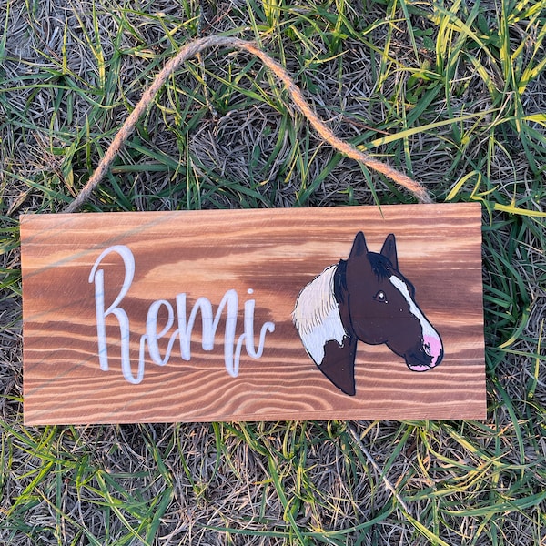 Horizontal Stall Sign - Etsy