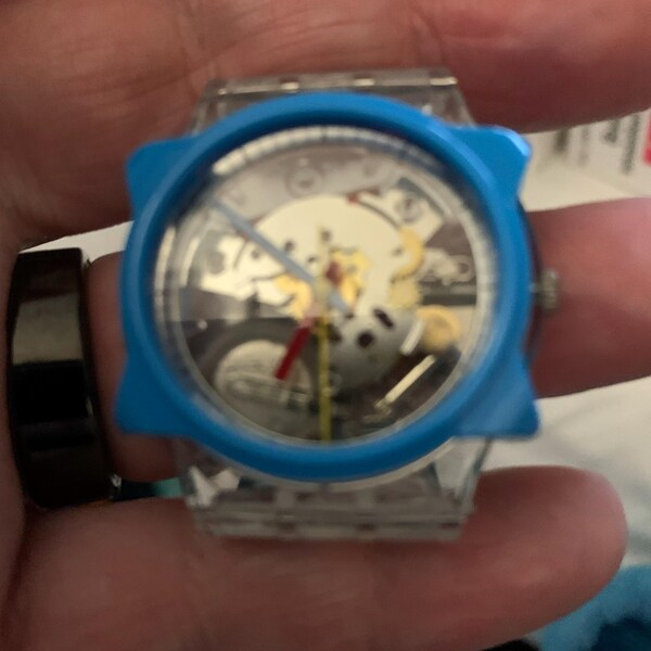 Vintage Swatch Gent GUARD TOO Large 34mm - Green Color - New and Unused ...