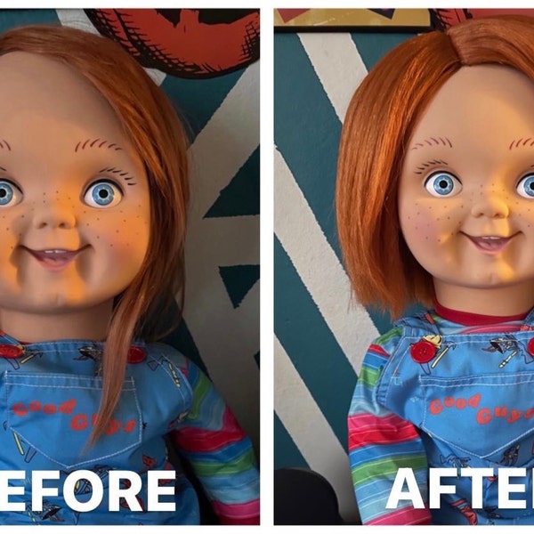 Raggedy Ann Character Halloween Costume Yarn Wig by Funtasy Wigs Tweens ...