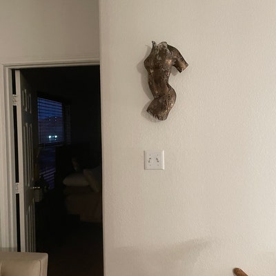 Modern Sculpture, Woman Torso, Wire Mesh Sculpture, Freestanding ...