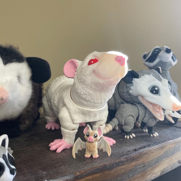 3D Printed Saber-tooth Tiger - Realistic Articulated Customizable Flexi ...