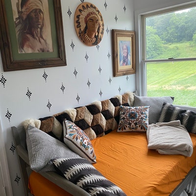 Bohemian Tribal Pattern Wall Decals Boho Tribal Wall Decals Bohemian ...