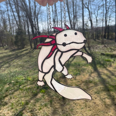 Axolotl Stained Glass Pattern - Etsy