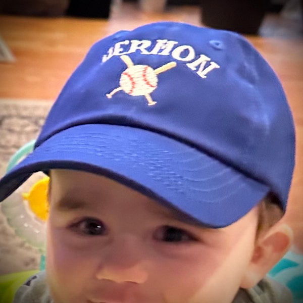 Personalized Baby or Toddler Baseball Cap - Etsy