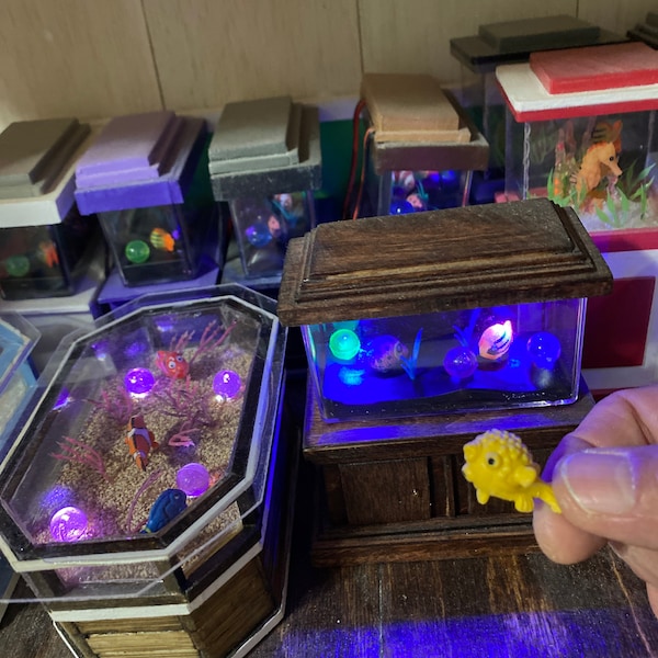 Micro Miniature Pufferfish Figure for Fairy Garden, Dollhouse ...
