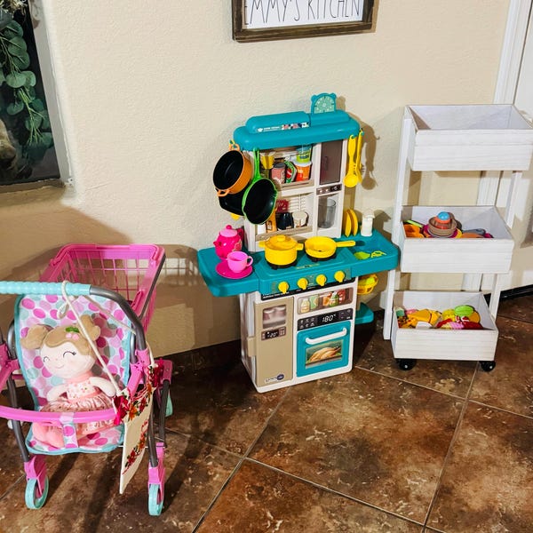 Personalized Kid's Kitchen Sign - Kids Home Decor - Play Kitchen ...