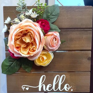 Cursive Hello Heart Vinyl Decal Hello Vinyl Sticker Hello - Etsy