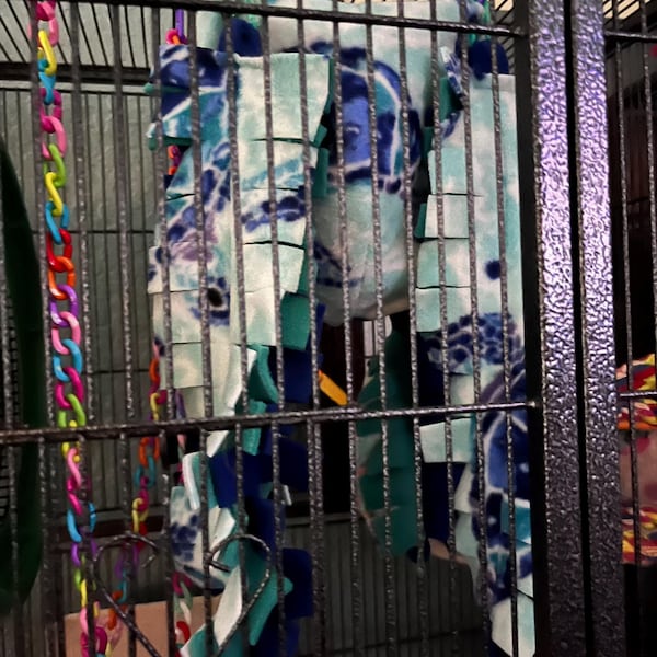 Snuggle Ball Pit; Large Fleece Reversible Hanging Pouch, Includes 4 ...