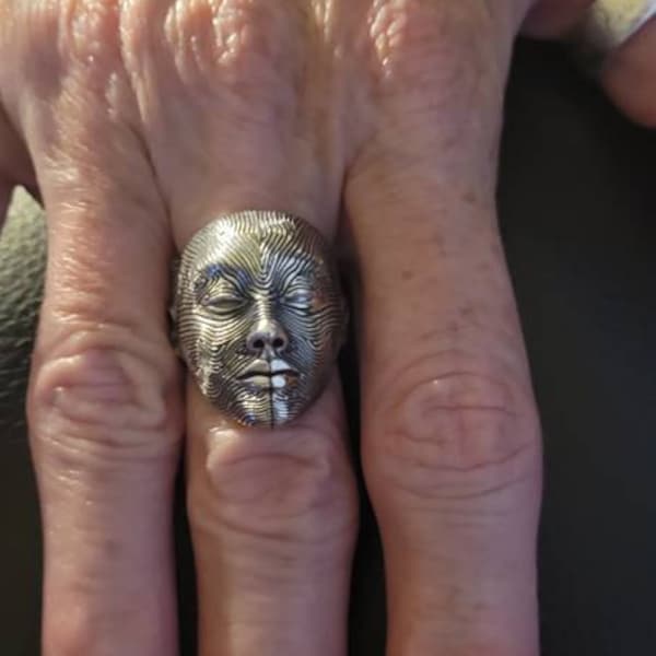 Dragon Scales Fantasy Ring – Unique Sterling Silver Ring for Men ...