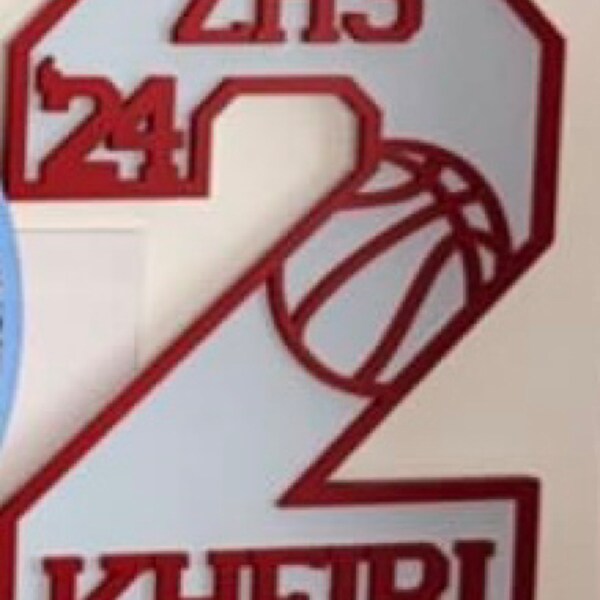 Varsity Number Graduation Gift, Senior Athlete Gift, Graduation Decor ...