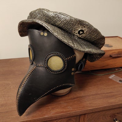 Black & Gold Renaissance Hat Tudor Flat Cap - Etsy