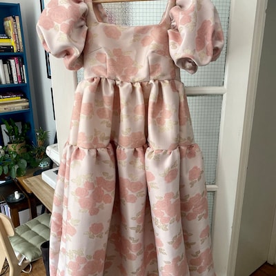 Uni Dress With Puffy Skirt Sewing Pattern With Tutorial Size US 4 UK 8 ...