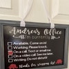 Moms Office Door Sign,sign for Home Office,do Not Disturb Sign,on a ...