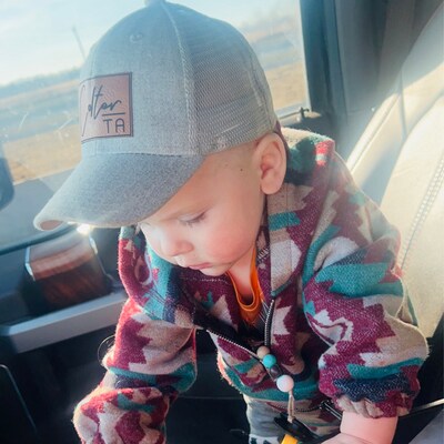 Custom Toddler Ball Cap Hat With Mesh Back, Infant Hat, Signature Hat ...