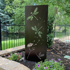 Metal Privacy Screen, Decorative Panel, Outdoor Garden, Fence, Art ...