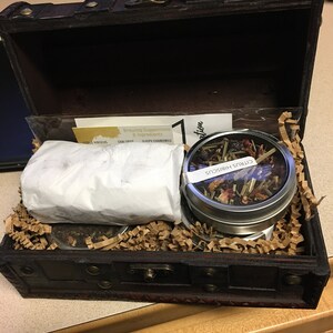 Blue Tea Gift Box With Personalized Infusers & Loose Leaf Teas - Etsy