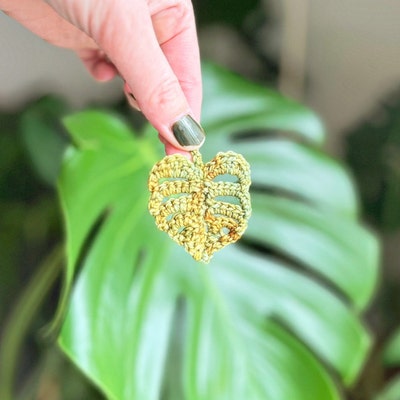Tiny Houseplant Leaf Collection Crochet Pattern - Etsy