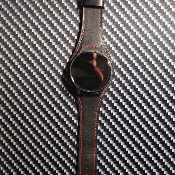Custom Leather Watch Band, Leather Watch Strap, Genuine Leather Strap ...