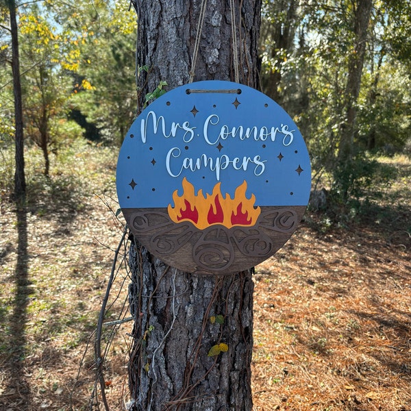 Starry Nights & Campfires Sign, Digital Download, Glowforge Laser File ...