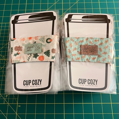 PRINTABLE Cup Cozy Display Inserts Digital PDF Coffee Sleeve Insert ...