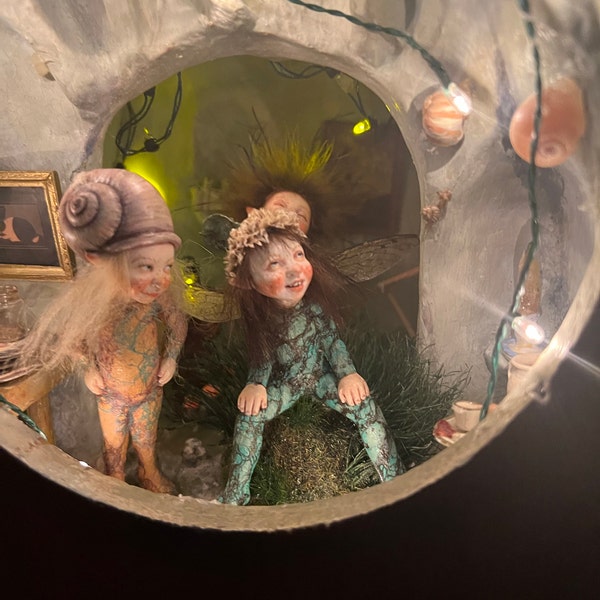 Fairy, Decorative Pixie, Decor, Flower Decor, Flower Stake, Snailhouse ...