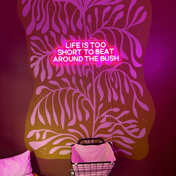 Soak in the Moment Neon Sign, Farmhouse Style Bathroom Sign, Above Tub ...